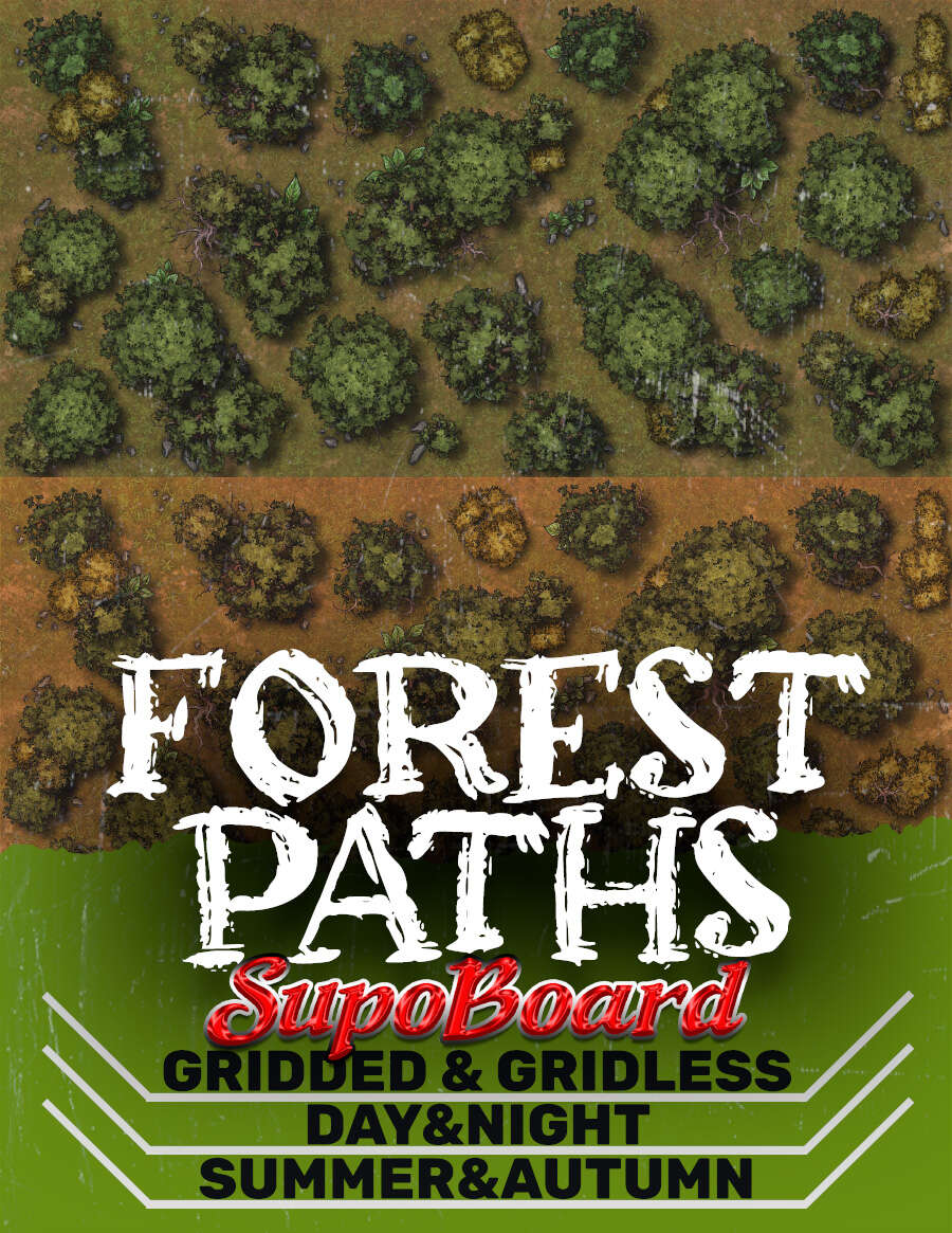 Forest Paths - SupoBoard : 0.99 USD (-50%) : r/rpggames