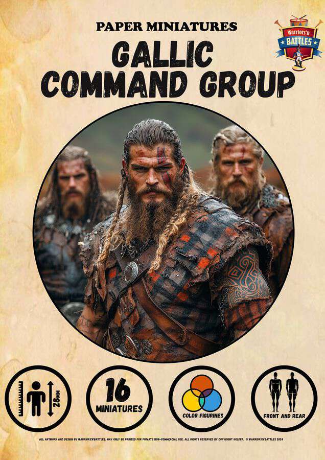 Gallic command group - Warriors and Battles | Ancient Rome | Gauls ...