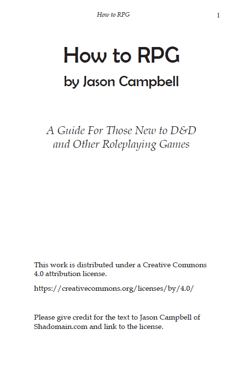How To RPG - Shadomain | DriveThruRPG