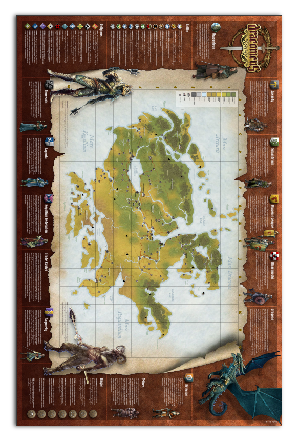 Draconicus RPG – Poster - The Yellow Hand | DriveThruRPG