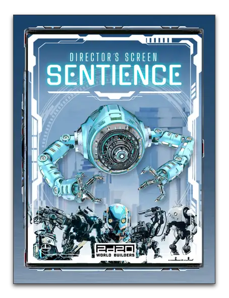 Sentience – Director's Screen - The Yellow Hand | DriveThruRPG