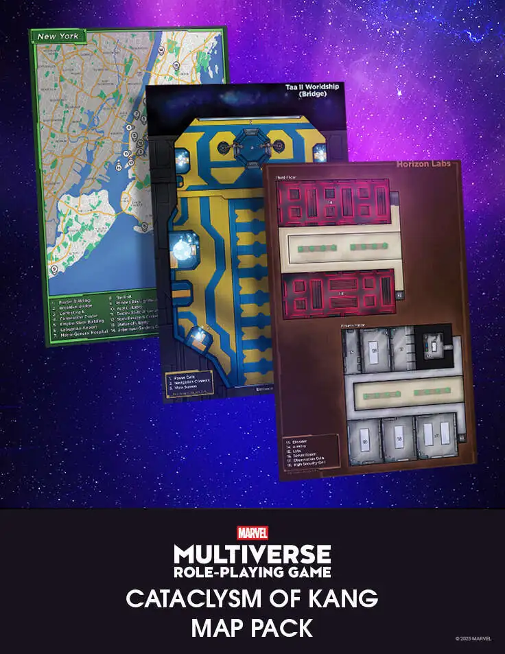 Cataclysm of Kang Map Pack | Marvel Multiverse RPG - Marvel | DriveThruRPG