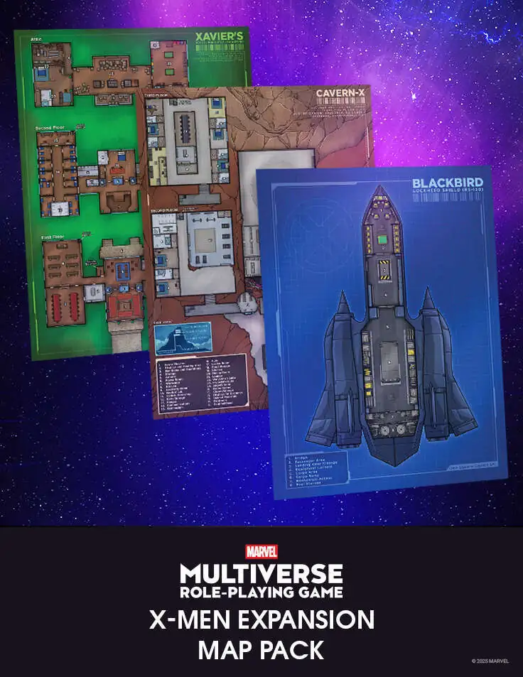 X-Men Expansion Map Pack | Marvel Multiverse RPG - Marvel | DriveThruRPG