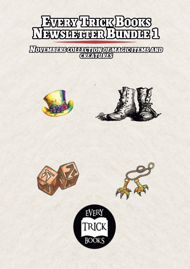 Every Trick Books Newsletter Bundle 1 - Every Trick Books | DriveThruRPG