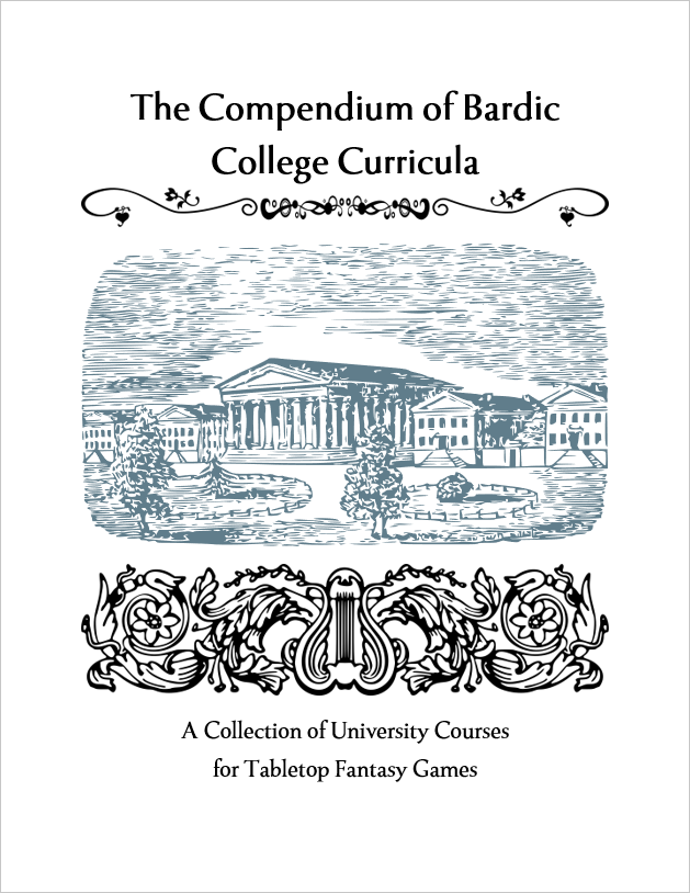 The Compendium of Bardic College Curricula - Squidman | DriveThruRPG