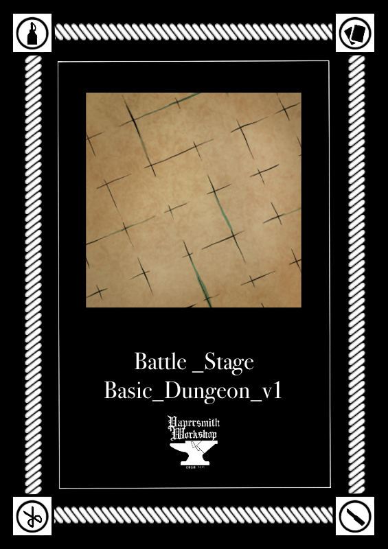 Battle Stage_Basic Dungeon_v1 - Papersmith Workshop | DriveThruRPG