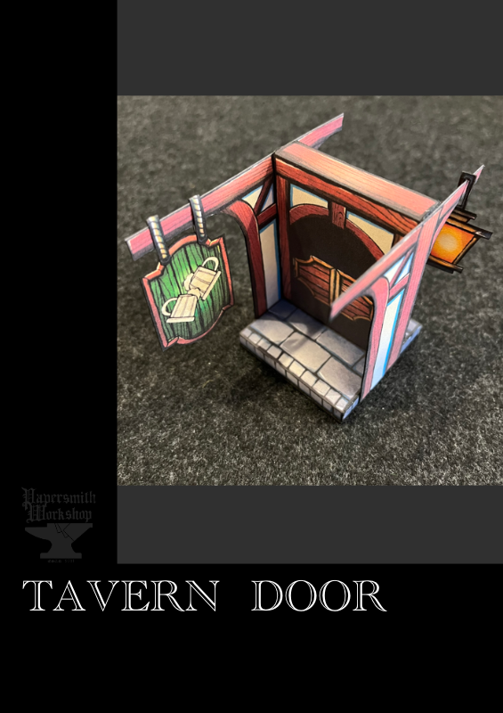 Tavern Door - Papersmith Workshop | DriveThruRPG