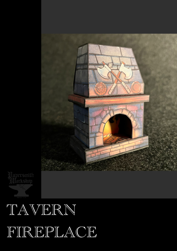 Tavern Fireplace - Papersmith Workshop | DriveThruRPG