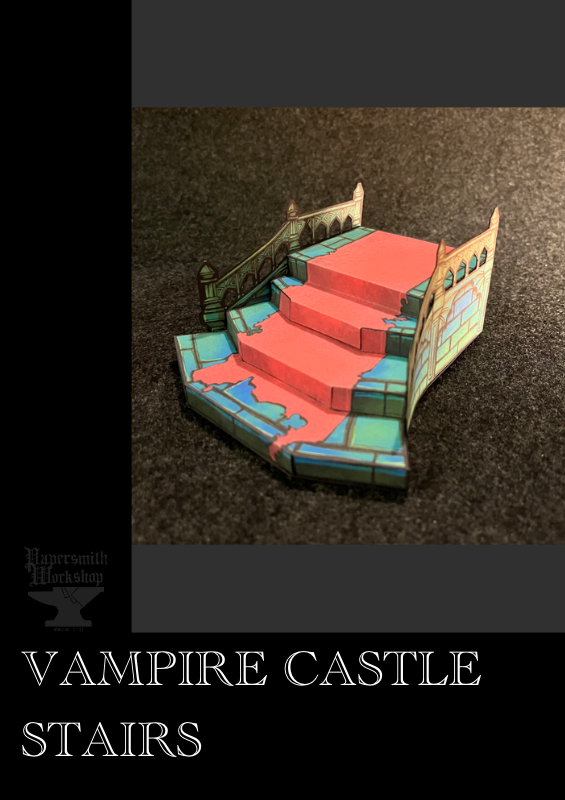Vampire Castle Stairs - Papersmith Workshop | DriveThruRPG