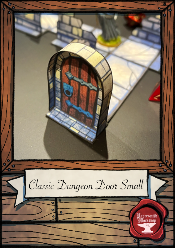 Paper Terrain_Classic Dungeon Door Small - Papersmith Workshop ...
