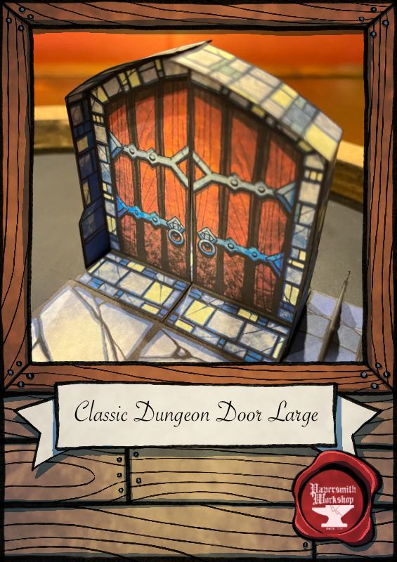 Paper Terrain_Classic Dungeon Door Large - Papersmith Workshop ...