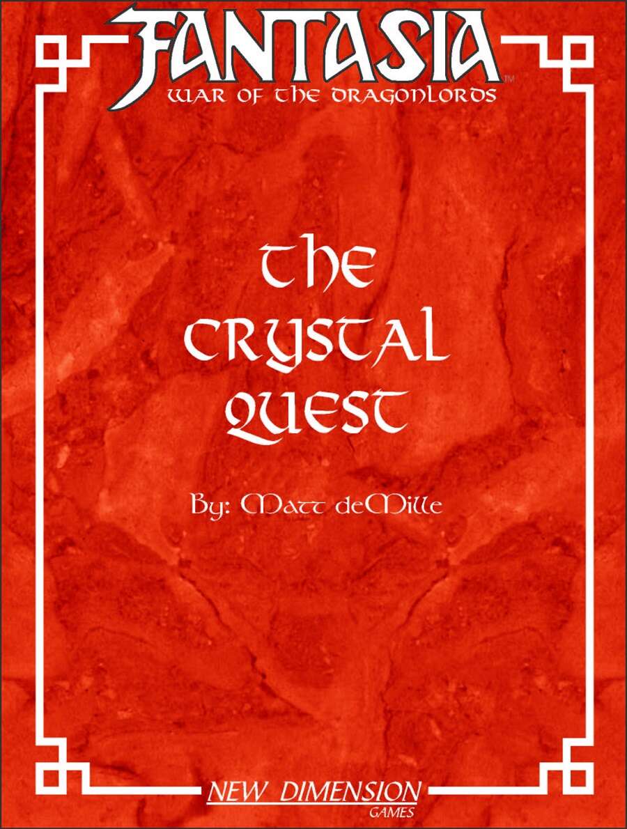 Fantasia Book I: The Crystal Quest - New Dimension Games | Fantasia ...