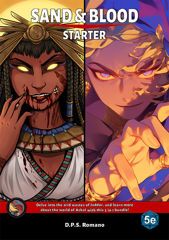Sand & Blood Starter Bundle [BUNDLE] - Azkalian Traveler | DriveThruRPG