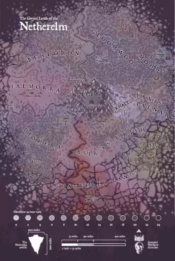 Map of the Netherelm - HBG (Homebrewed Games LLC) | DriveThruRPG