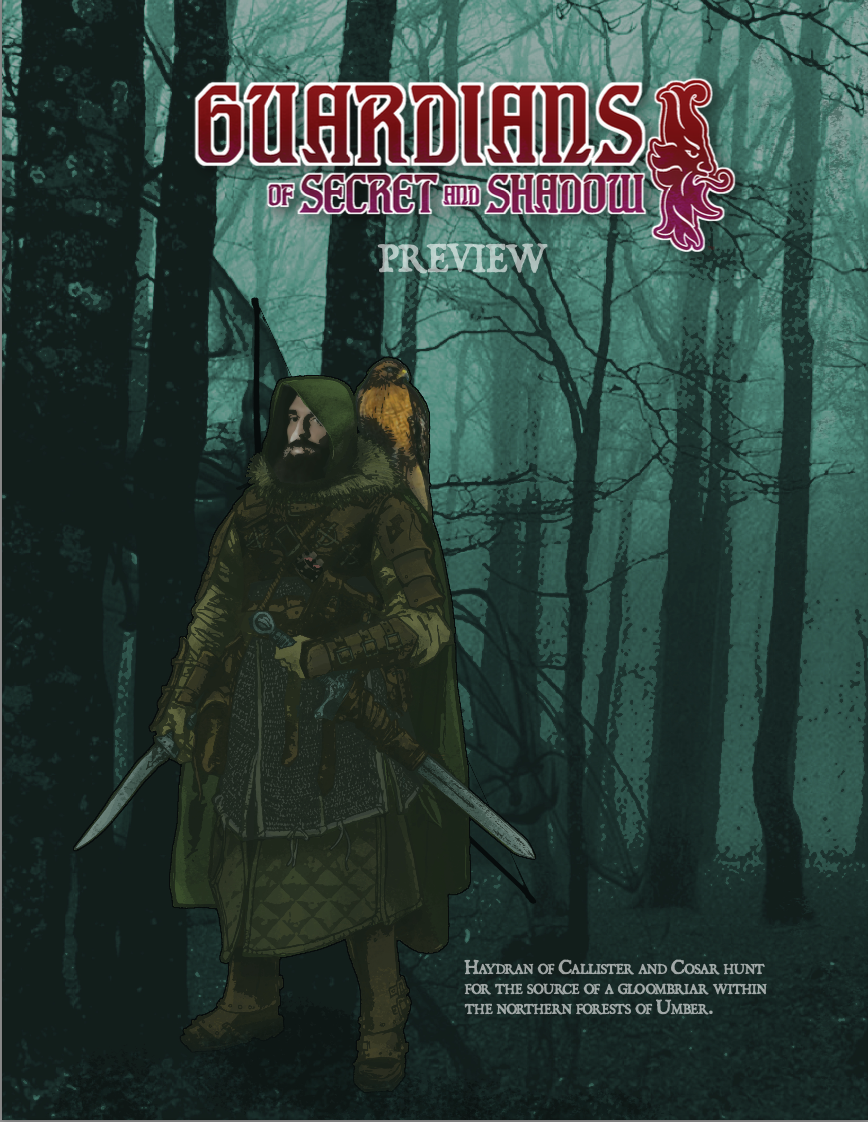 Warden Preview (Guardians of Secret and Shadow) - HBG (Homebrewed Games ...