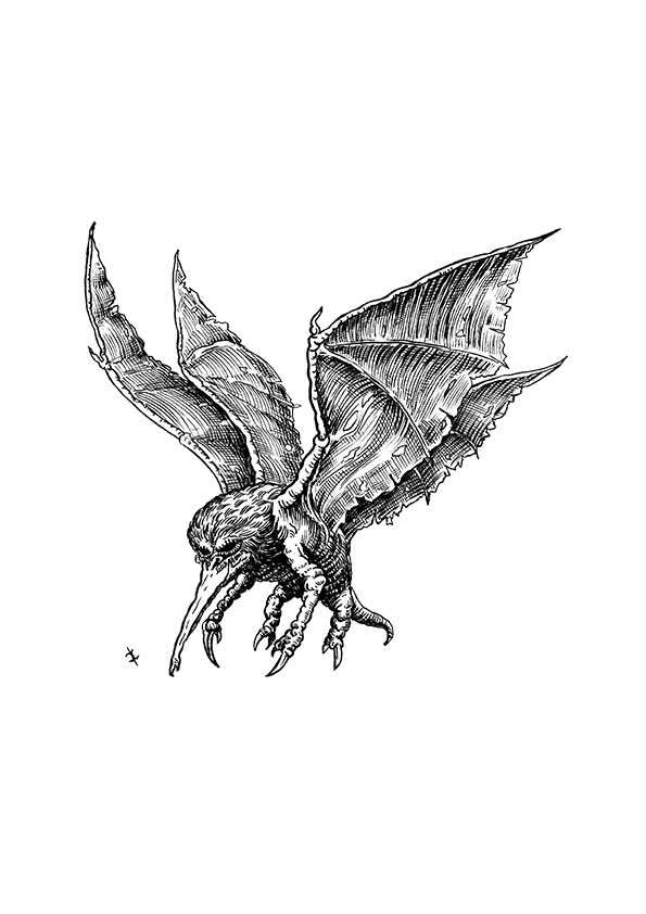 Stirge_Carlos Castilho - Ink Potion Studios | DriveThruRPG