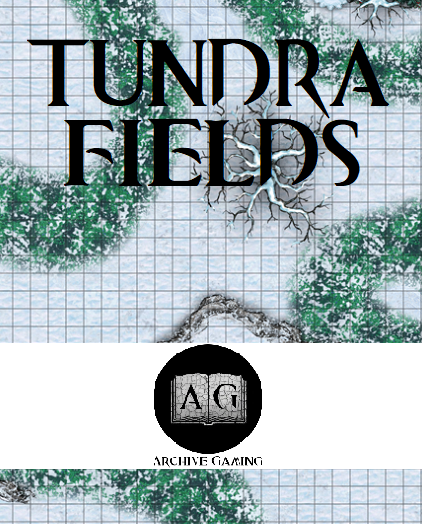 Tundra Fields - Map Pack - Archive Gaming | DriveThruRPG