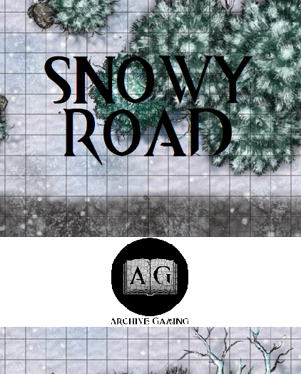 Snowy Road - Map Pack - Archive Gaming | DriveThruRPG