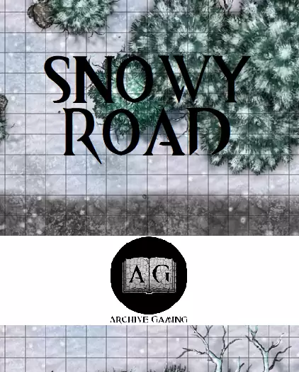 Snowy Road - Map Pack - Archive Gaming | DriveThruRPG