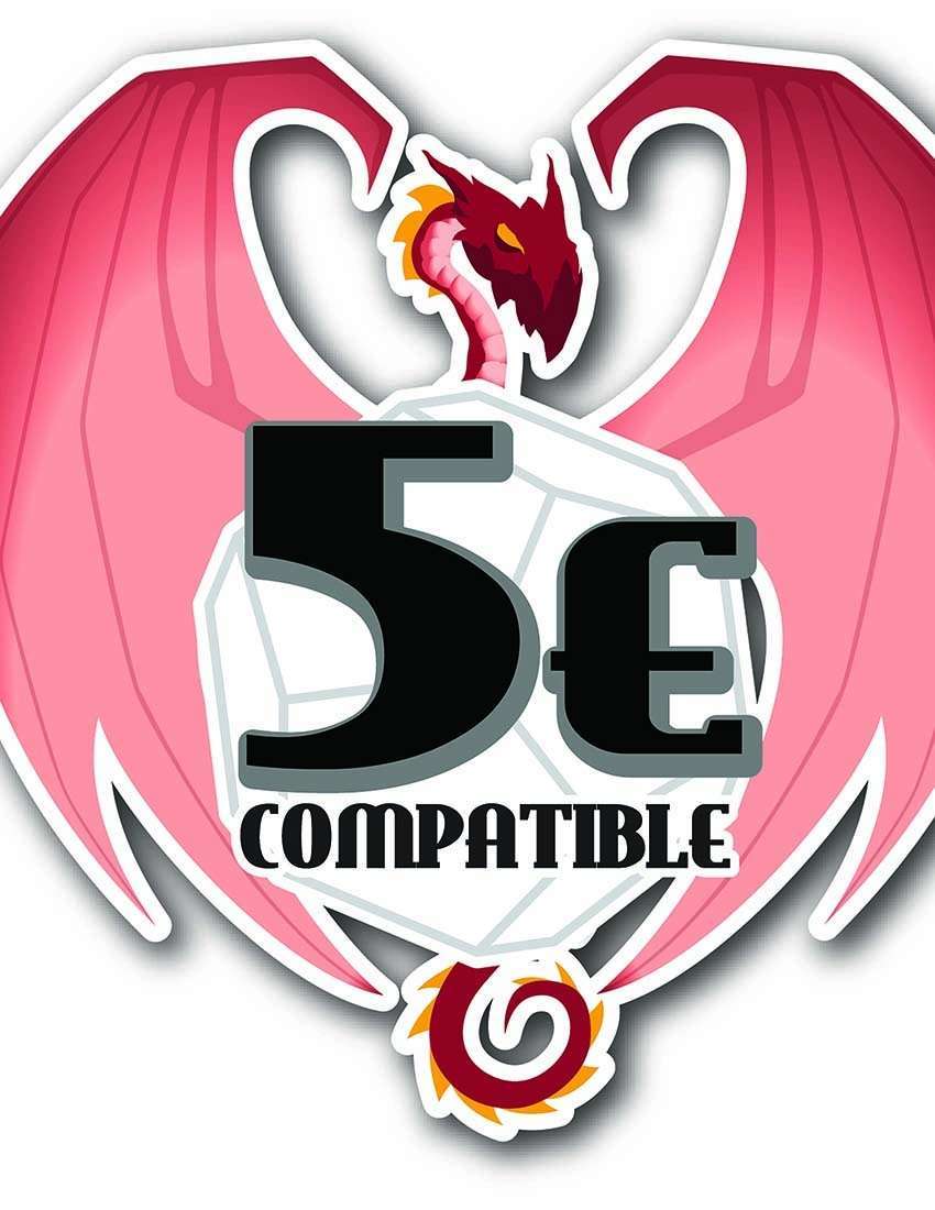 5E Compatibility Logo (Free) - Dias Ex Machina Games | DriveThruRPG