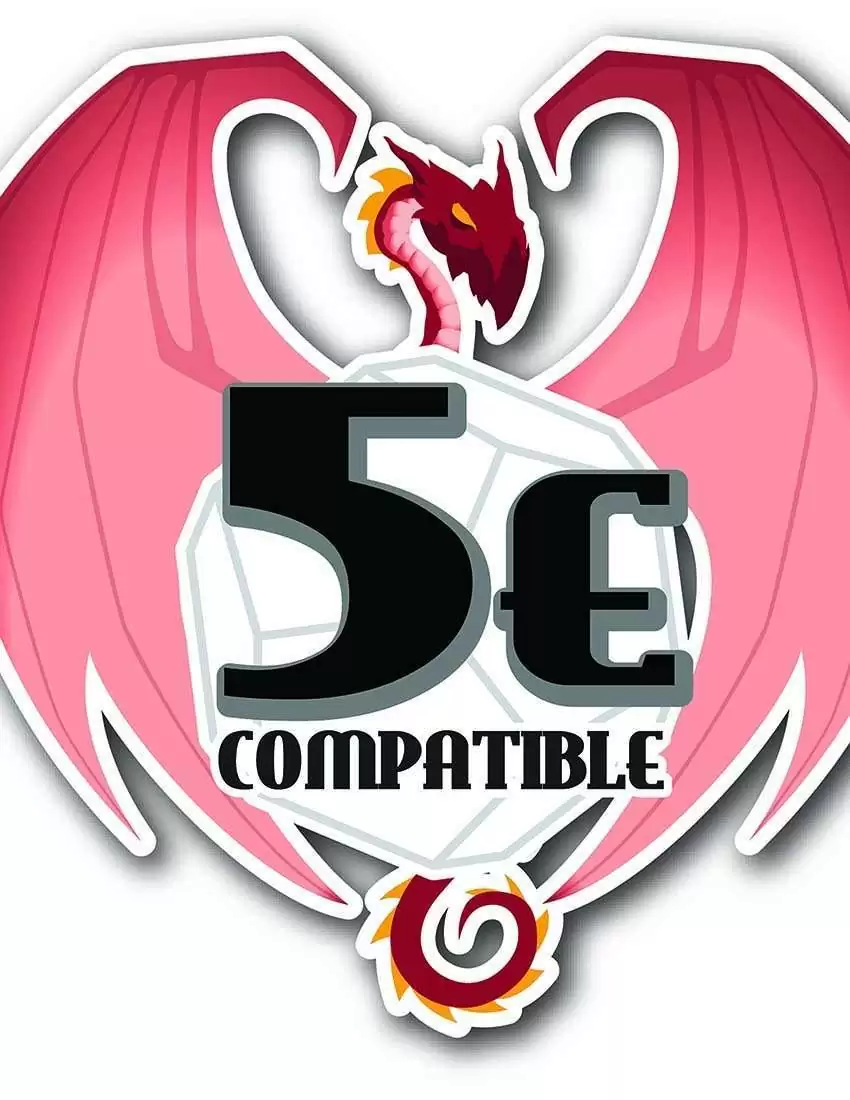 5E Compatibility Logo (Free) - Dias Ex Machina Games | DriveThruRPG