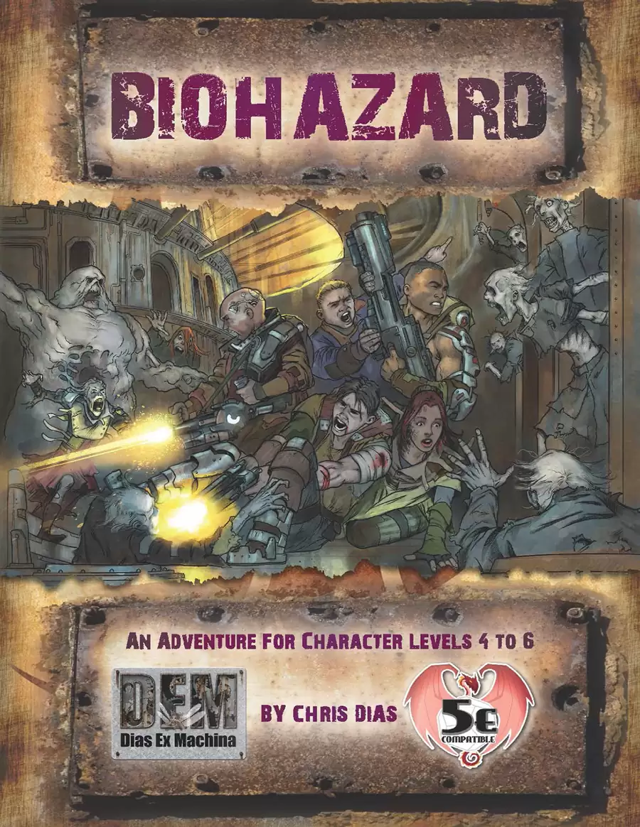 Biohazard (5E) - A Modern Zombie Apocalypse - Dias Ex Machina Games ...