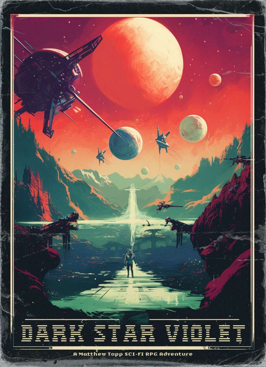 Dark Star Violet Magazine Issue #1 - Matthew Tapp | DriveThruRPG