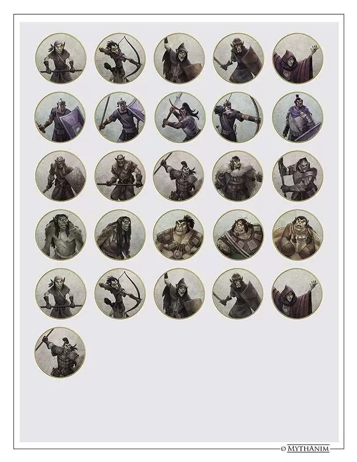 VTT Monster Tokens 01 - MythAnim | DriveThruRPG