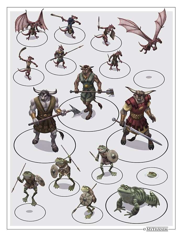 VTT Isometric Monster Tokens 03 - MythAnim | DriveThruRPG