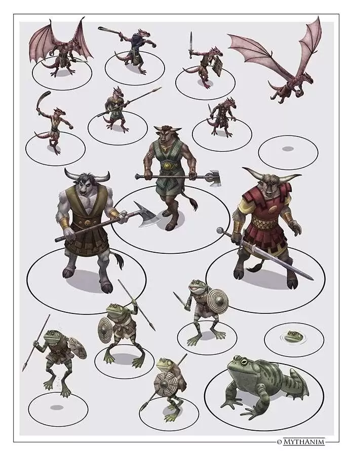 VTT Isometric Monster Tokens 03 - MythAnim | DriveThruRPG