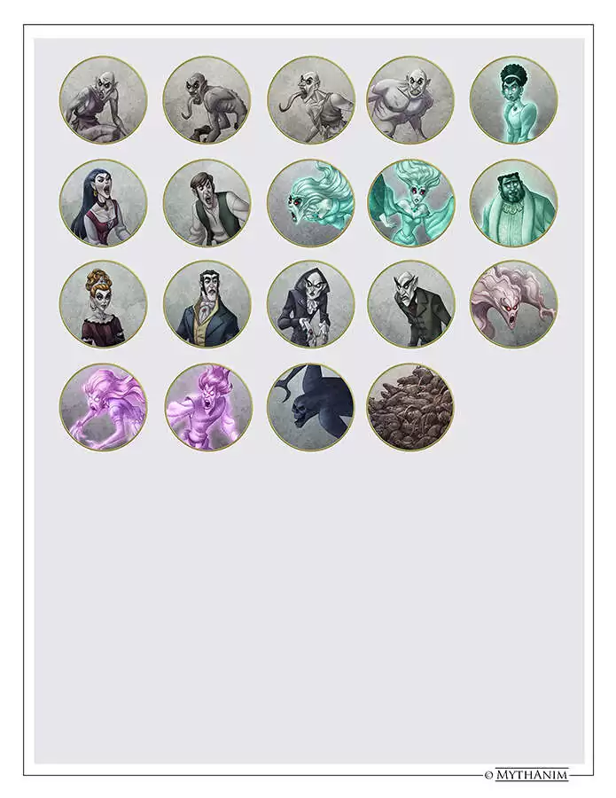 VTT Monster Tokens 05 - MythAnim | DriveThruRPG