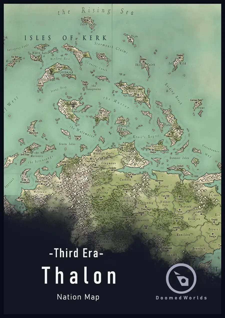 Third Era: Thalon - DoomedWorlds | DriveThruRPG