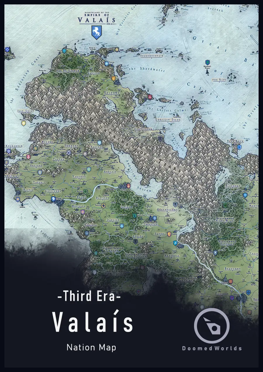 Third Era: Valaís - DoomedWorlds | DriveThruRPG