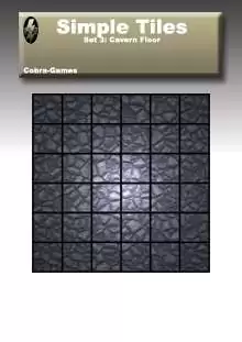 Simple Tiles Set 3: Cavern Floor - Cobra Games | Simple Tiles | DriveThruRPG