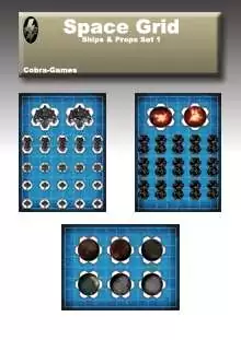 Space Grid Ships & Props Set 1 - Cobra Games | Space Grid | DriveThruRPG