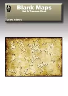 Blank Maps 1: Treasure Maps - Cobra Games | Blank Maps | DriveThruRPG