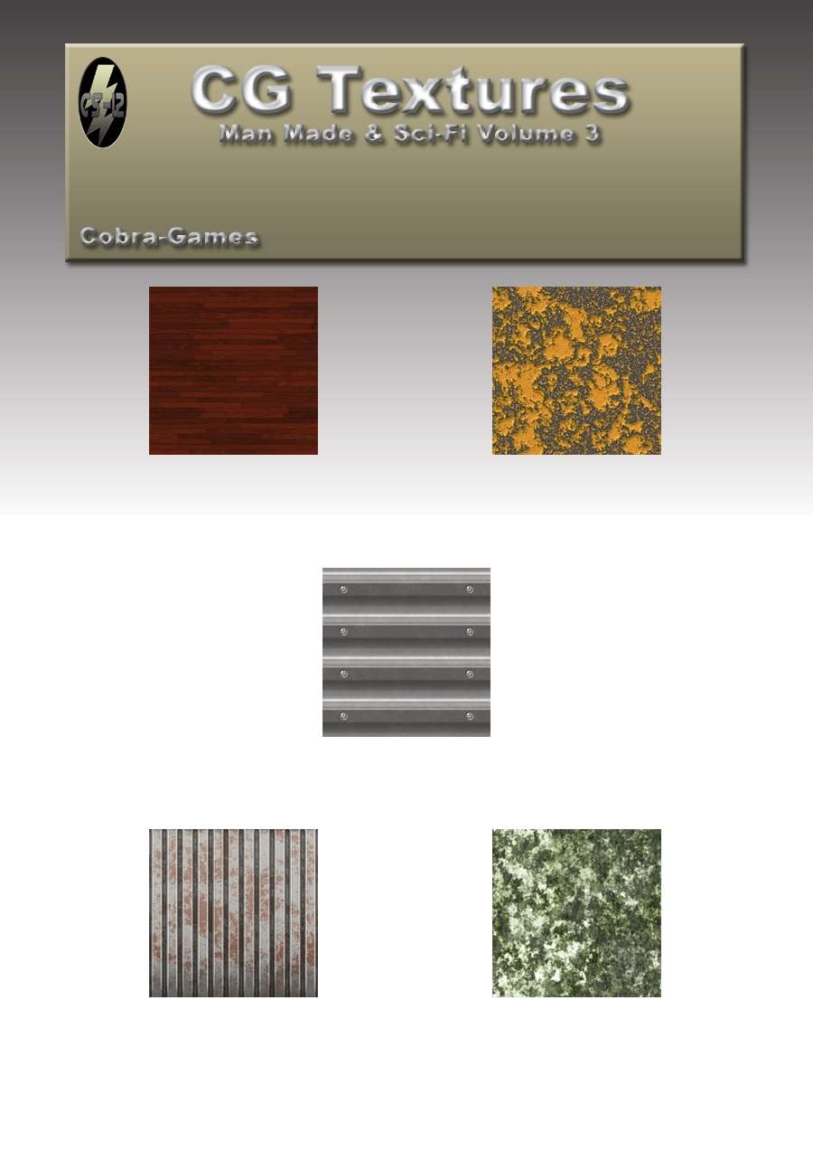 CG-Textures Man Made & Sci-Fi Vol 3 - Cobra Games | CG-Textures ...