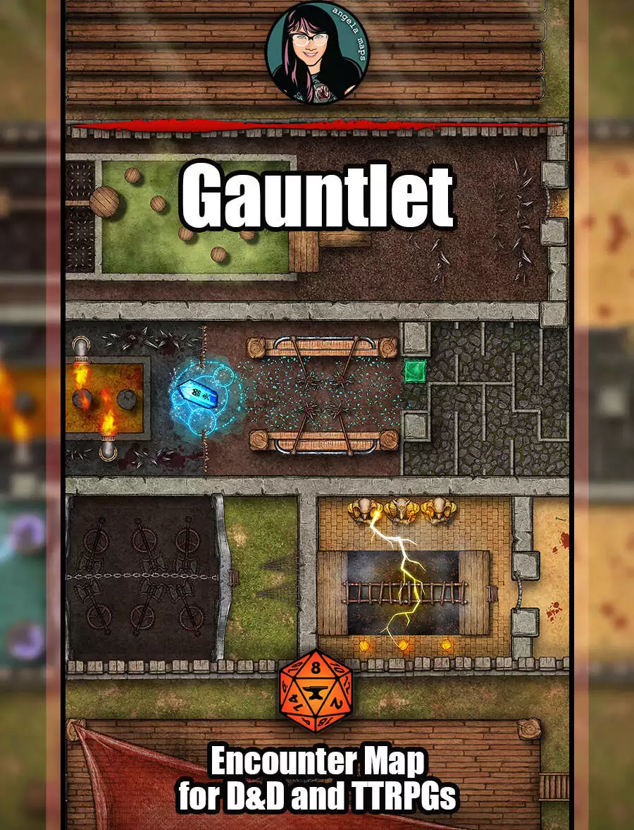 Gauntlet- animated obstacle course map pack with Foundry VTT support ...