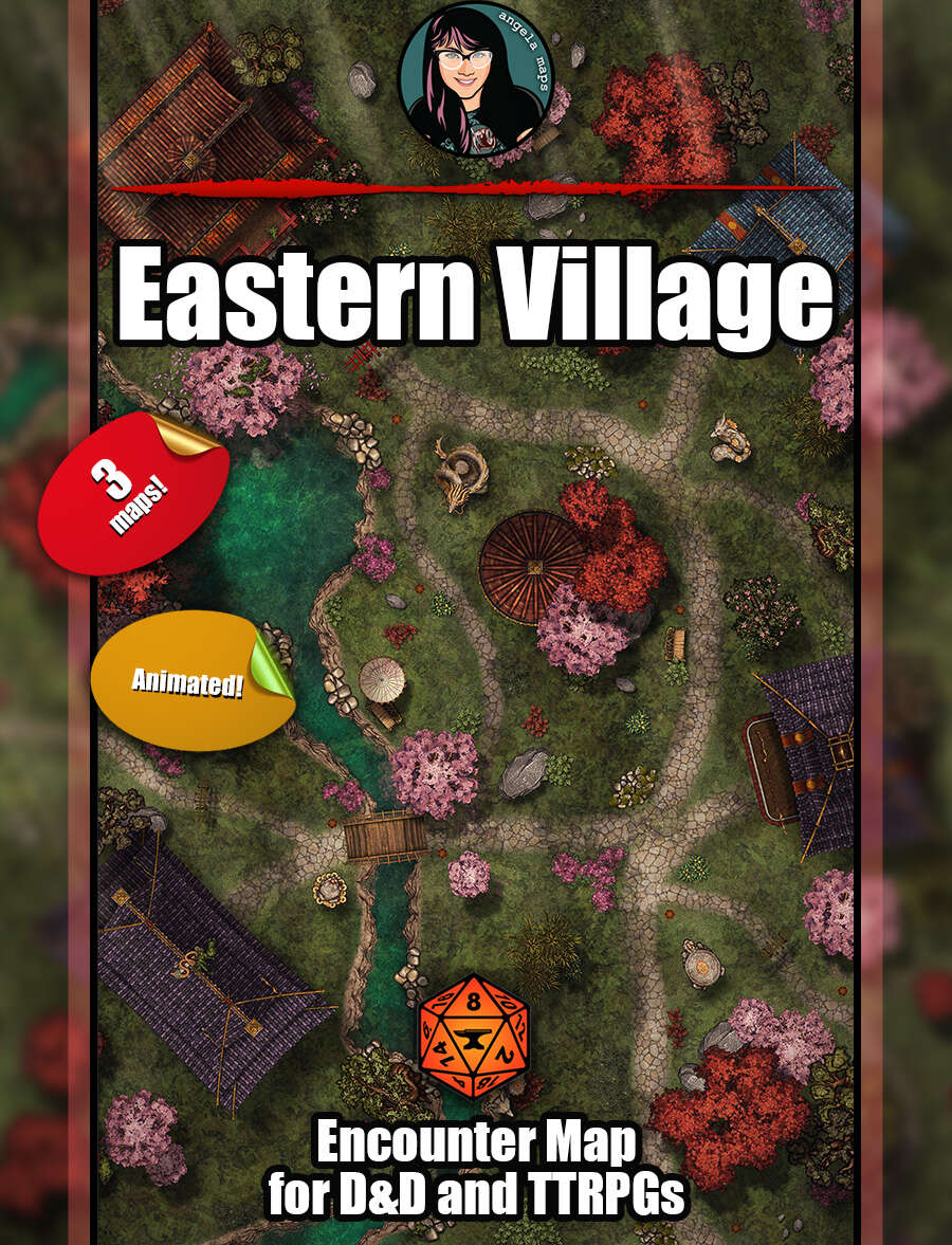 Eastern Village- Asian inspired animated map pack with Foundry VTT ...