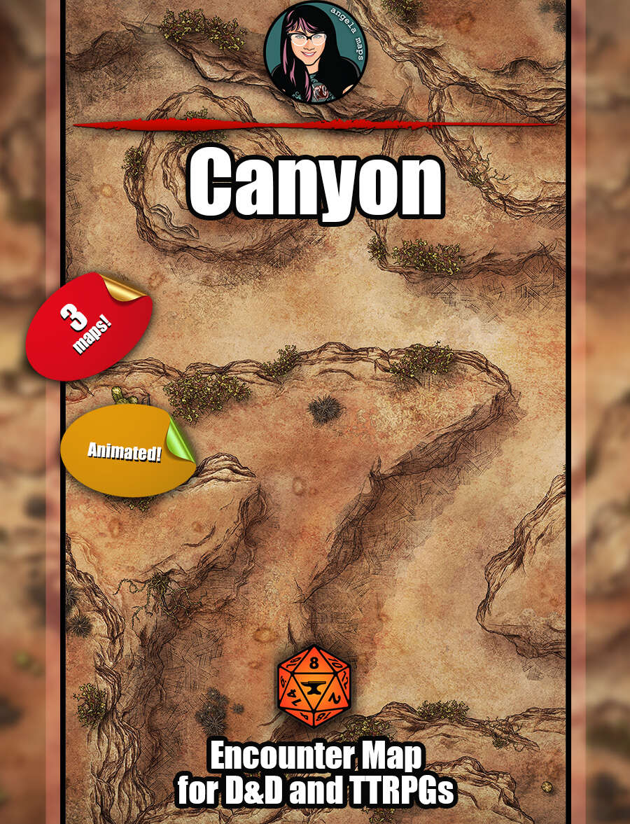 Canyon - Rocky animated map pack with Foundry VTT support – JPG ...