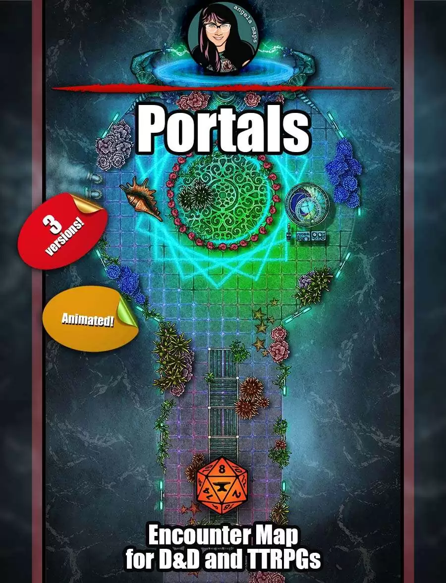 Portals - Magical animated map pack with Foundry VTT support – JPG ...