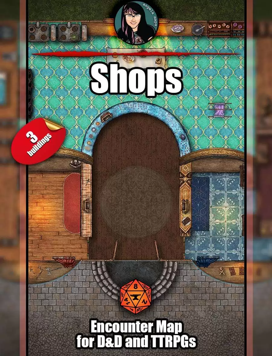 Magic Shop - Dynamic map pack with Foundry VTT support - Angela Maps ...