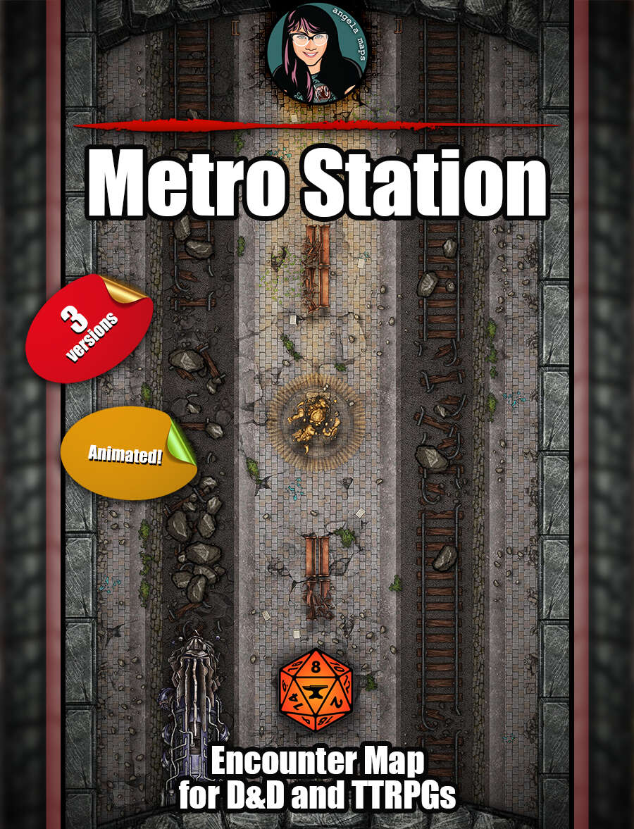 Metro Station - Underground animated map pack with Foundry VTT support ...