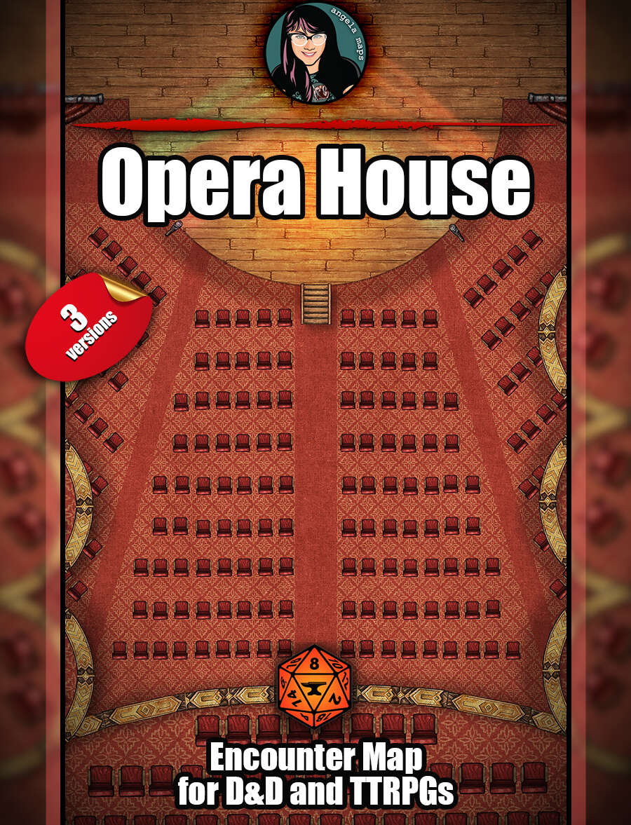 Opera House - Theatre map pack with Foundry VTT support - Angela Maps ...