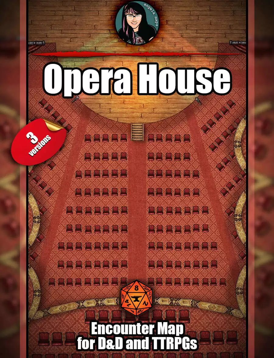 Opera House - Theatre map pack with Foundry VTT support - Angela Maps ...