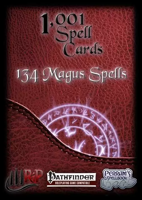 1001 Spell Cards: 134 Magus Spells (PFRPG) - Rite Publishing | 101 ...