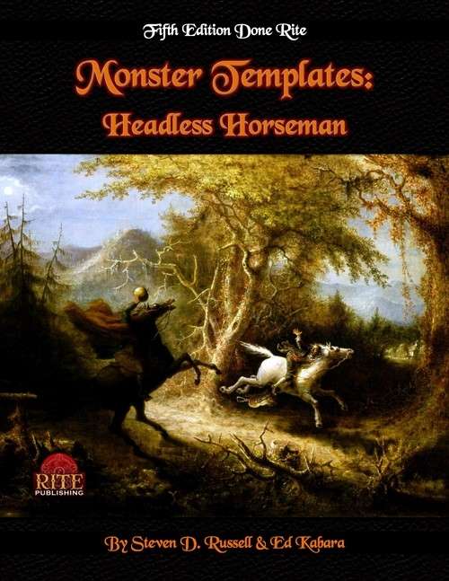 Monster Templates: Headless Horseman (5E) - Rite Publishing | 5th ...