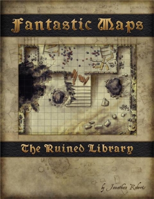 Fantastic Maps: The Ruined Library - Rite Publishing | Fantastic Maps ...