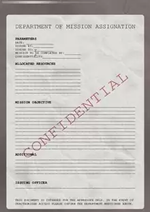 Blank Mission Brief - Brutal Games | DriveThruRPG