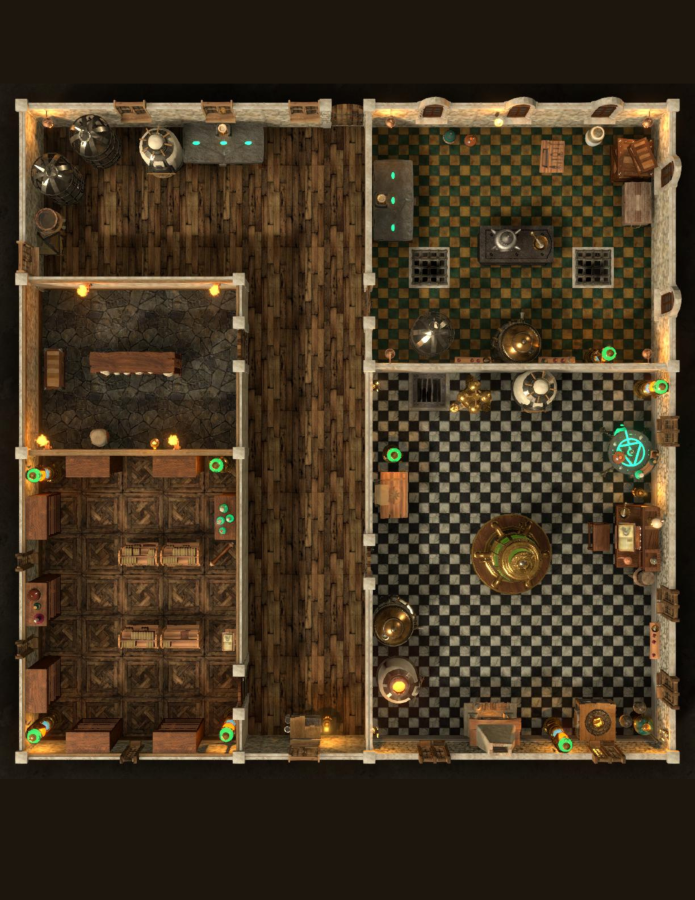 FREE MAP - THE LAB - PlanarInk Editions | DriveThruRPG